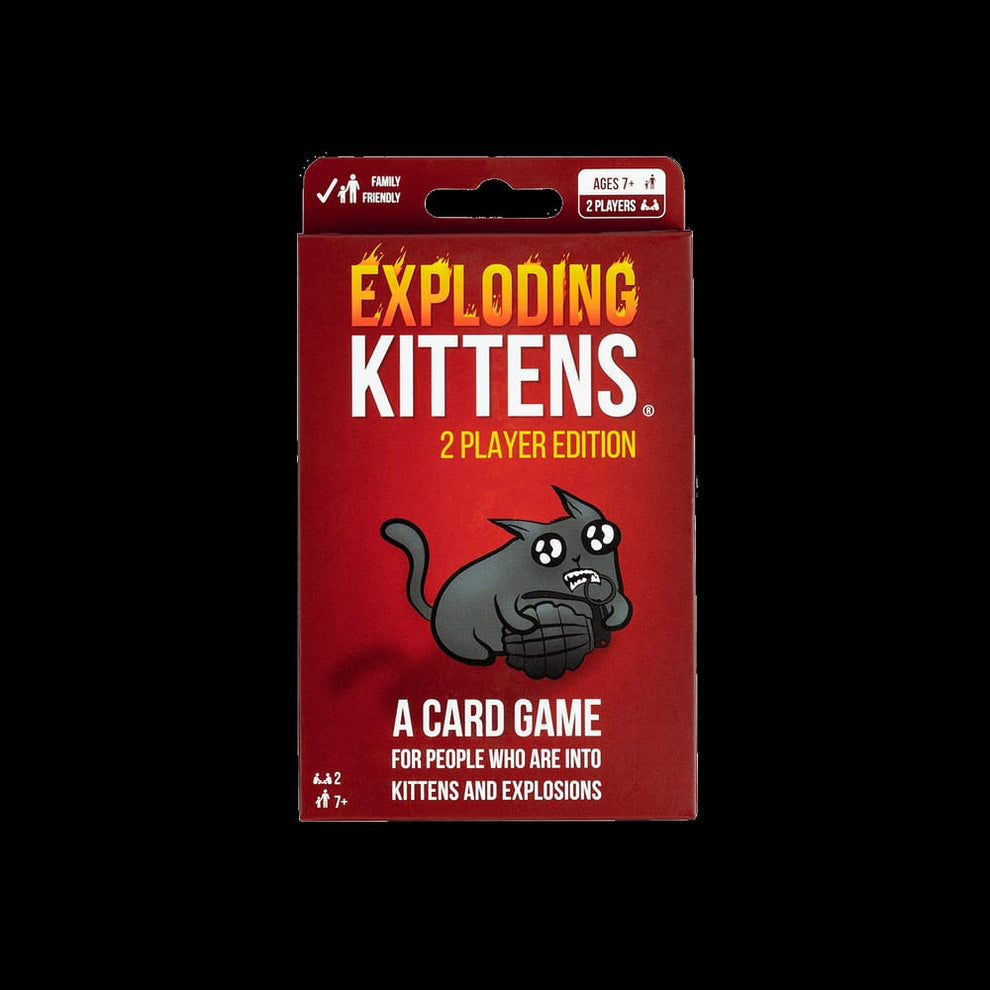 Exploding Kittens 2-Players Card Game – Journey Palette Travel Store